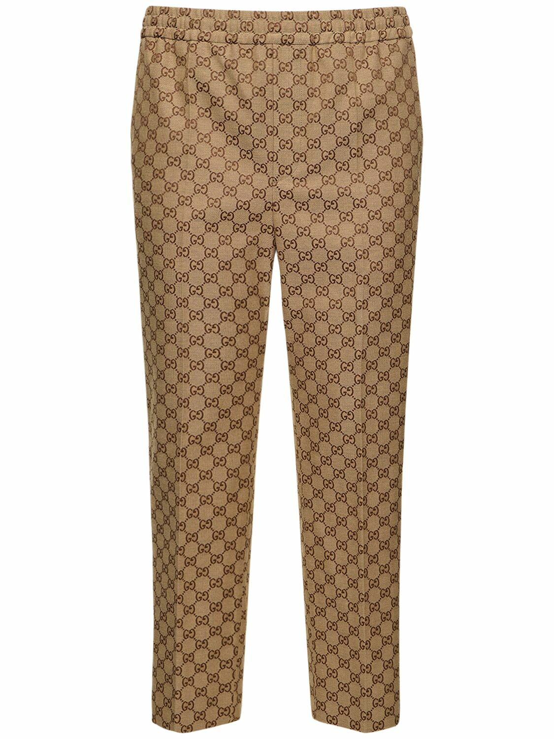 GUCCI - Gg Cotton Blend Jogging Pants Gucci