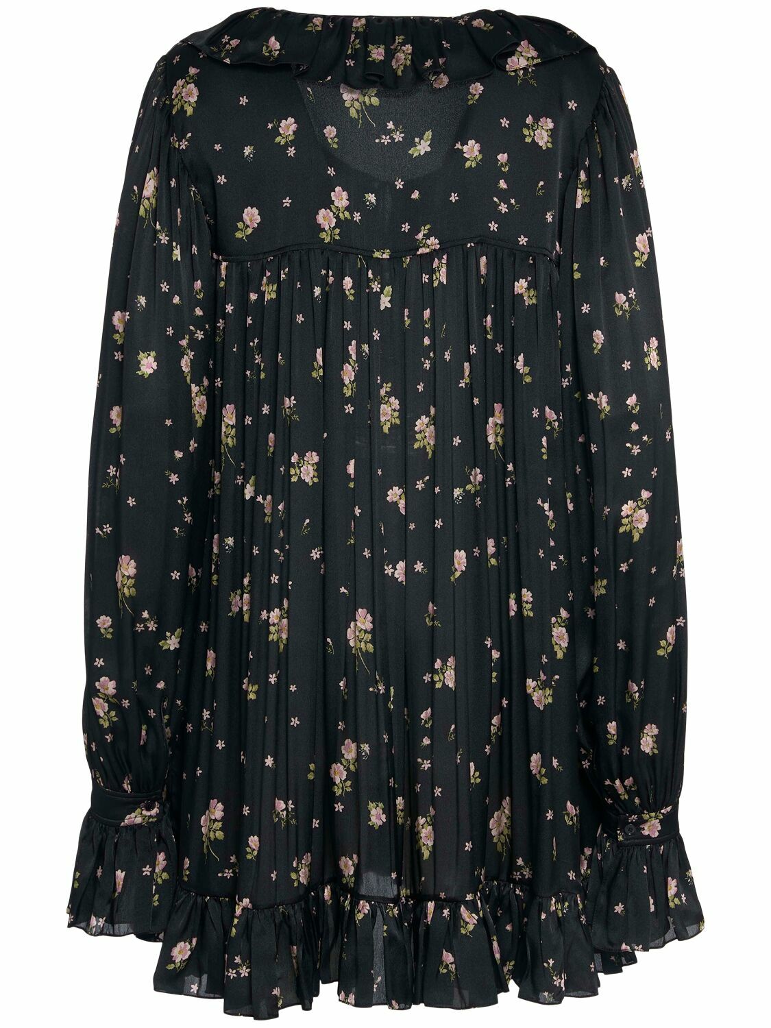 CHLOÉ Liberty Print Silk Charmeuse Mini Dress Chloe