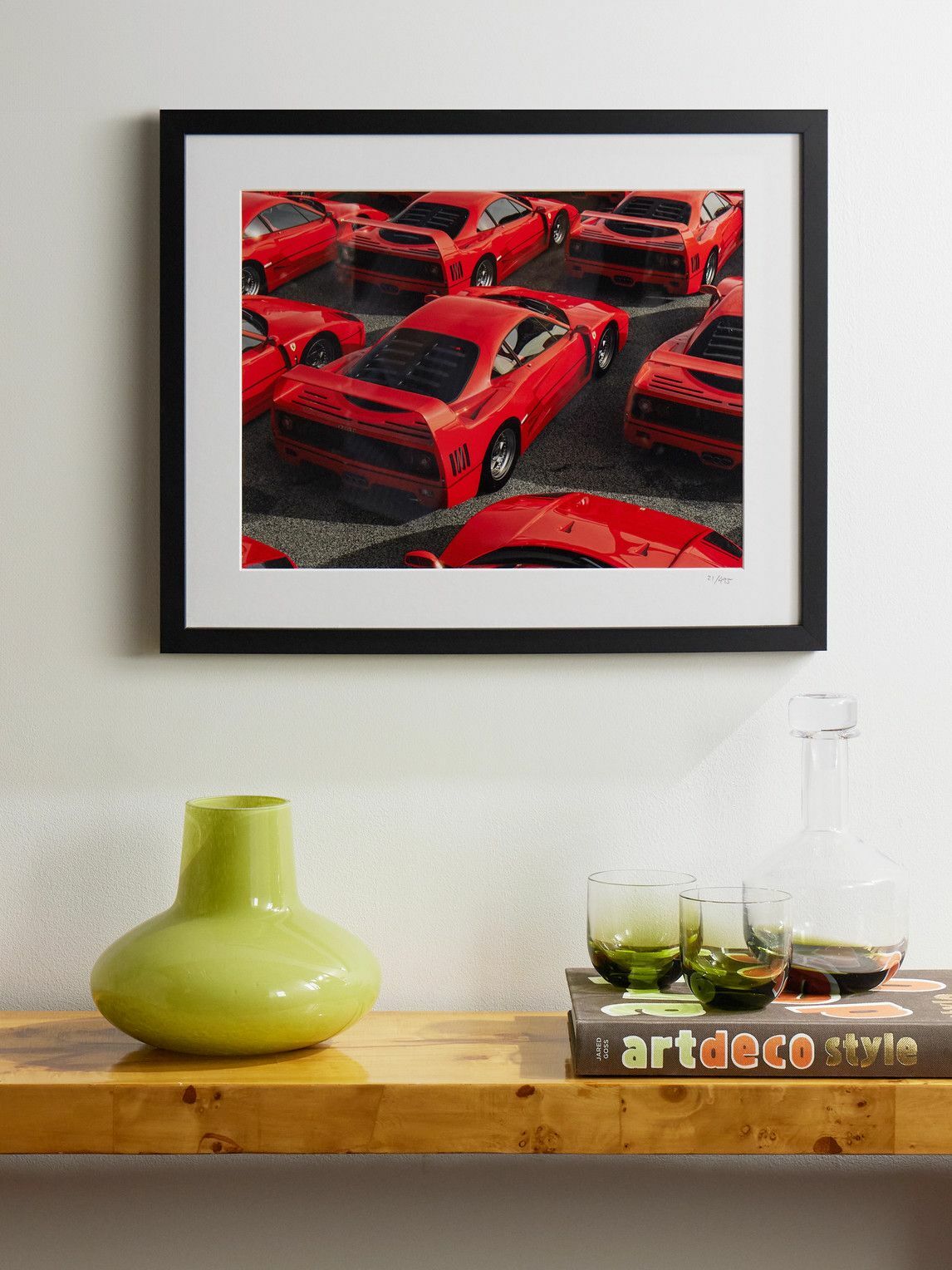 Sonic Editions - Framed Ferrari F40 Print, 16" x 20" Sonic Editions