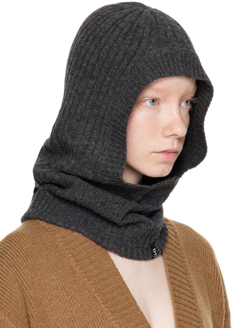 HOPE Gray Merino Wool Balaclava HOPE