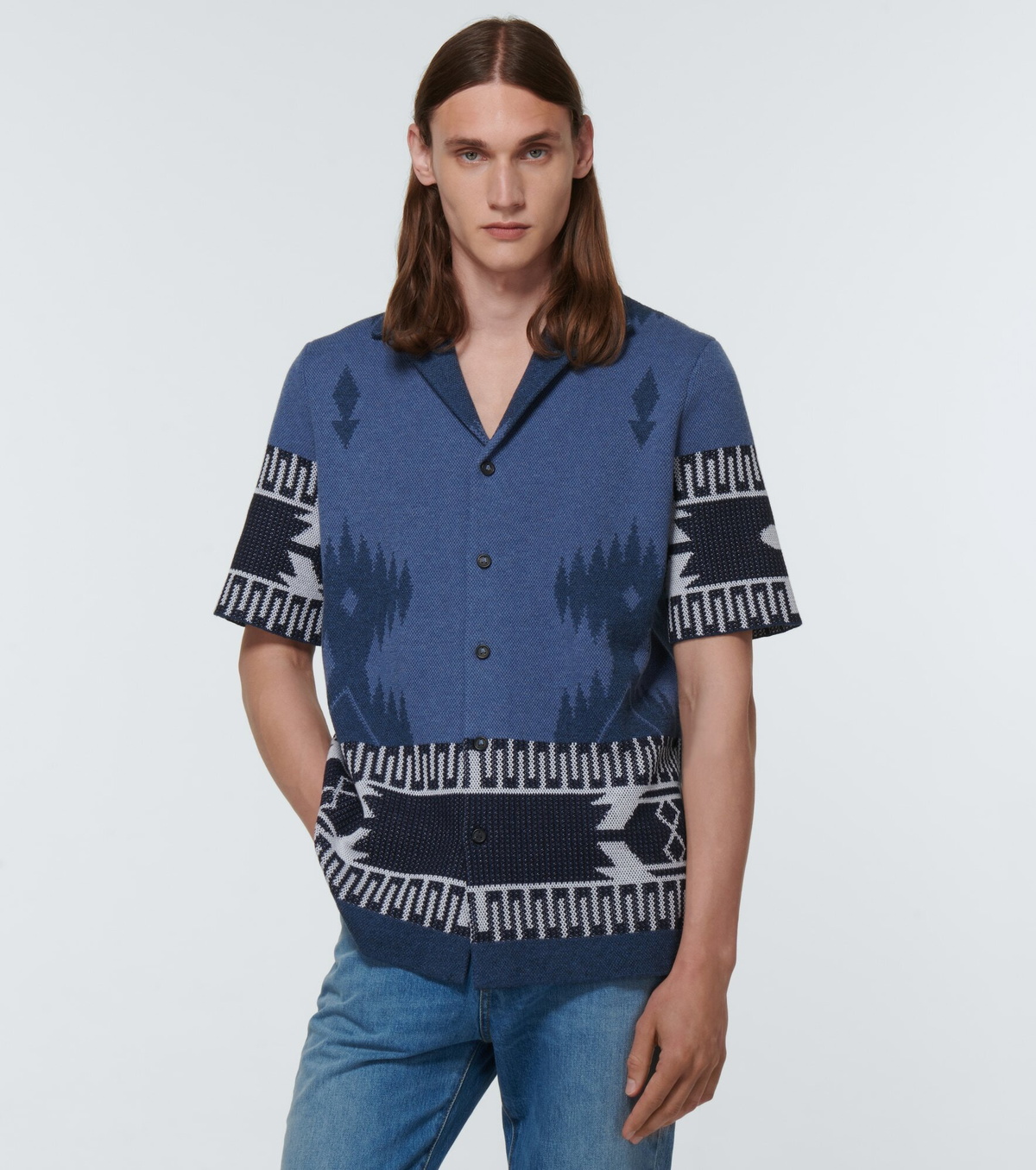 Alanui - Icon cotton jacquard polo shirt Alanui