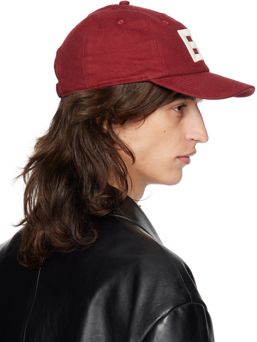 Bally Burgundy Baseball Cap Bally