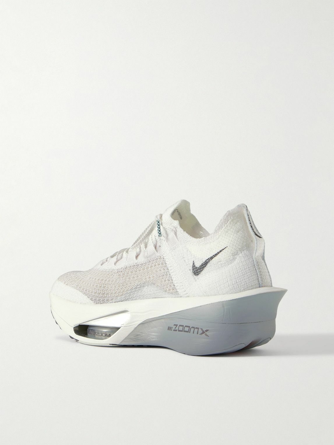NIKE RUNNING - Alphafly 3 Road Racing Atomknit Sneakers - White Nike ...