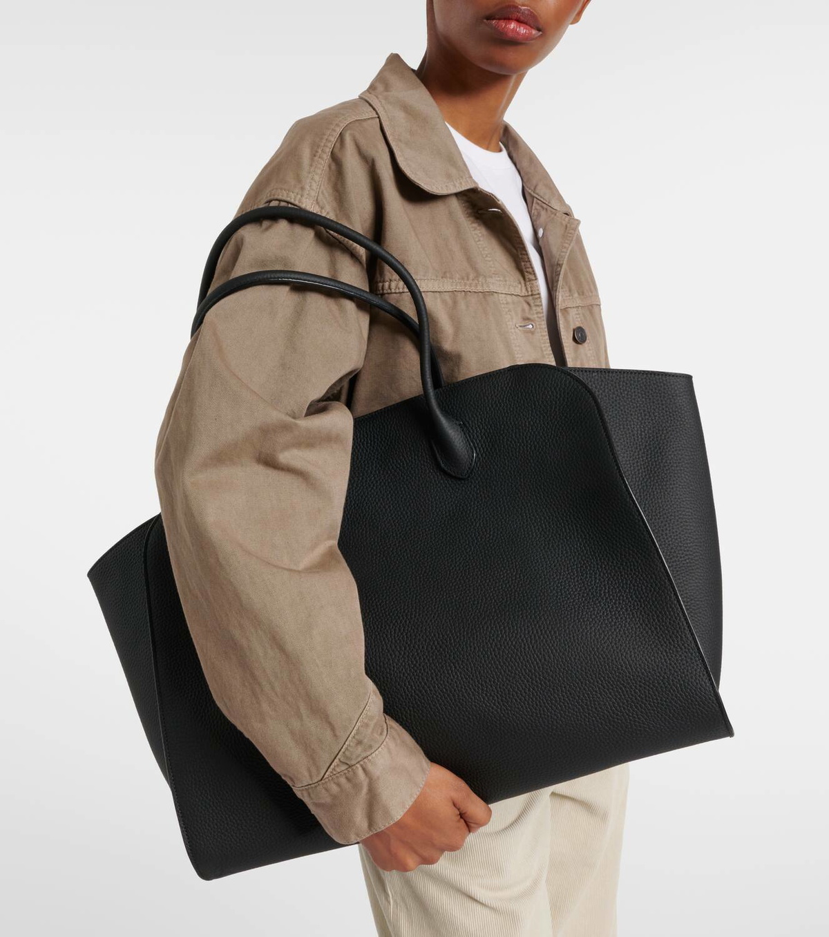 The Row Marlo Large leather tote bag The Row