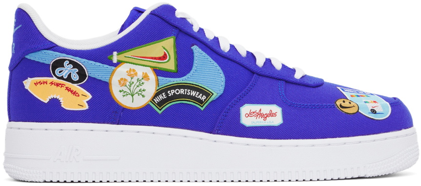 Nike Blue Air Force 1 '07 Sneakers Nike