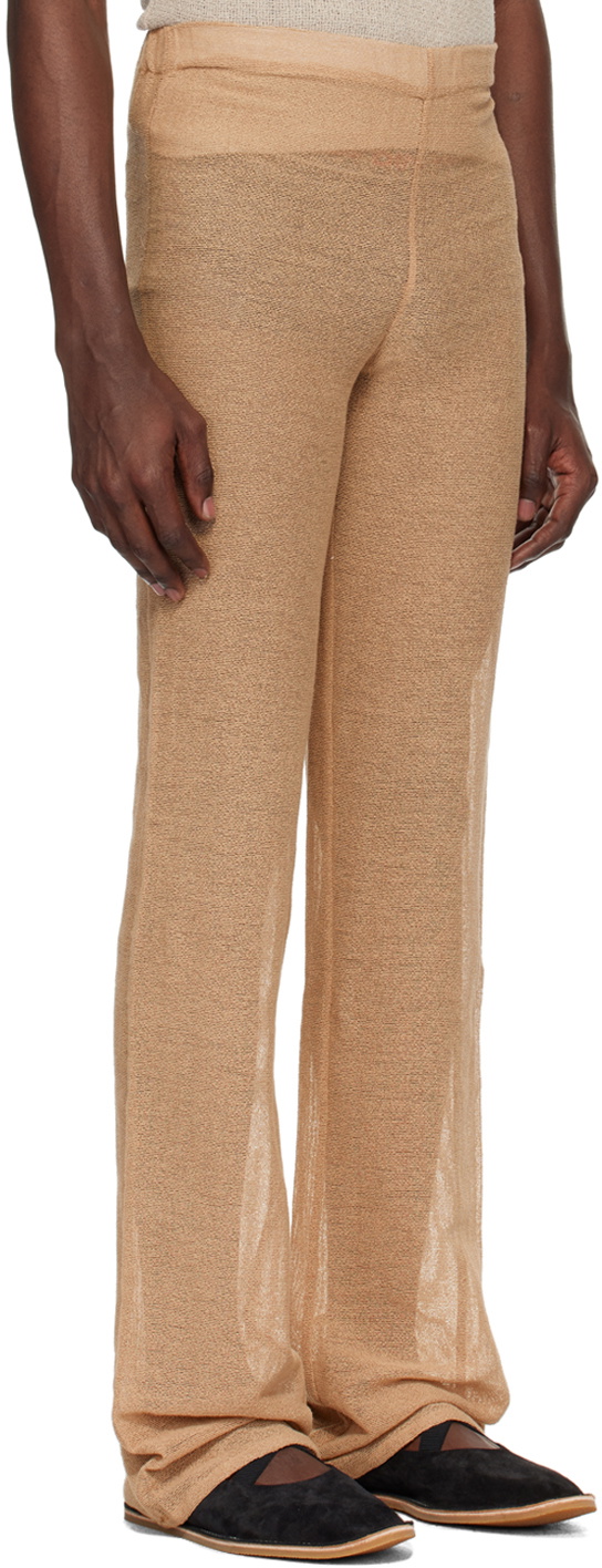 Ludovic de Saint Sernin Beige Mermaid Trousers Ludovic de Saint Sernin