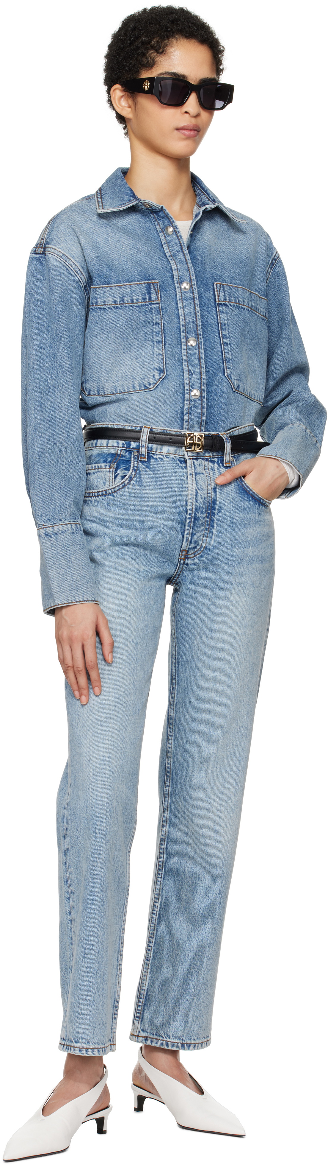 ANINE BING Blue Benson Jeans ANINE BING