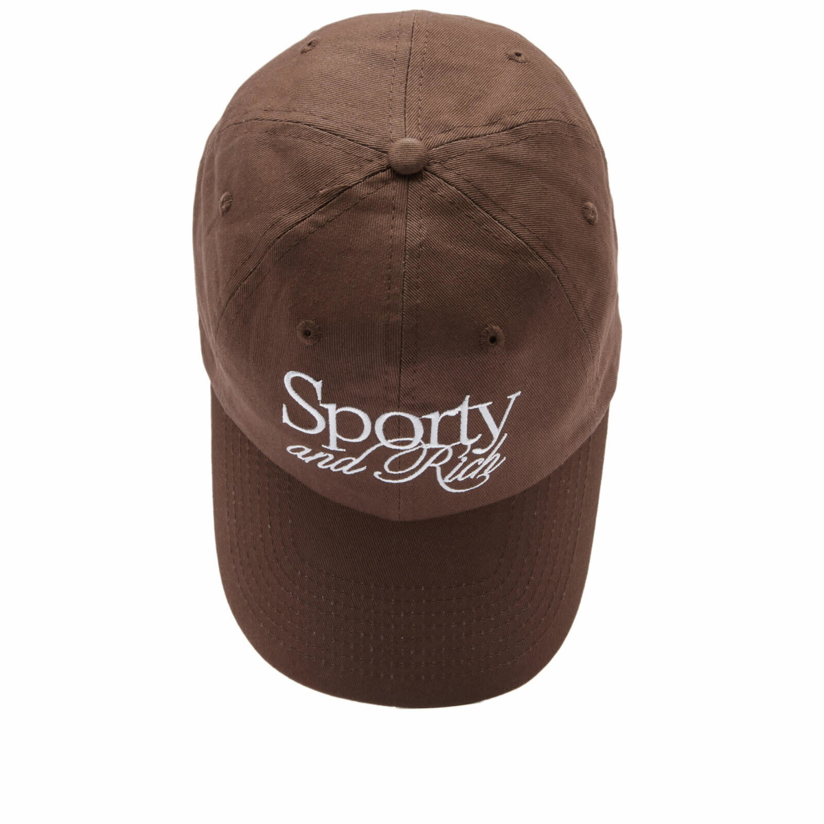 Sporty & Rich SR Initiative Cap - END. Exclusive in Chocolate/Cream ...