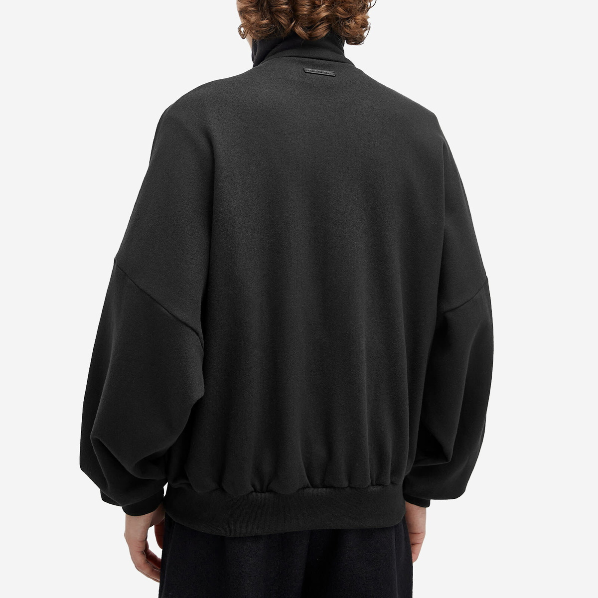 Fear of God Men's High Neck Jaquard Jacket in Black Fear Of God