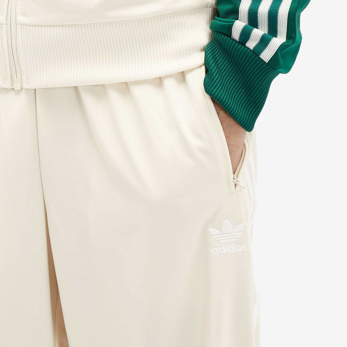 Adidas Men's Firebird Track Pant in Wonder White adidas