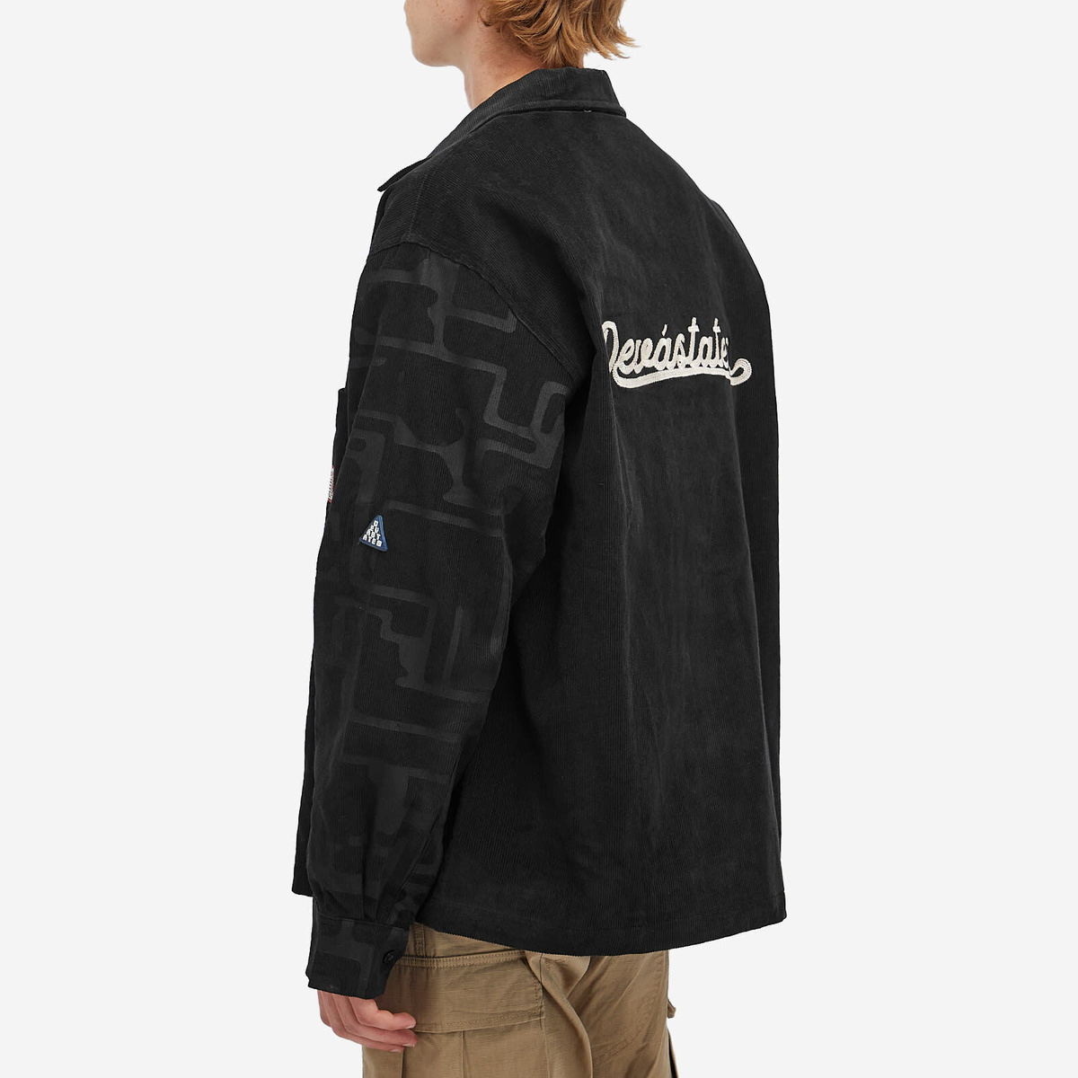 Deva States Men's Curcuit Corduroy Jacket in Black DEVÁ STATES