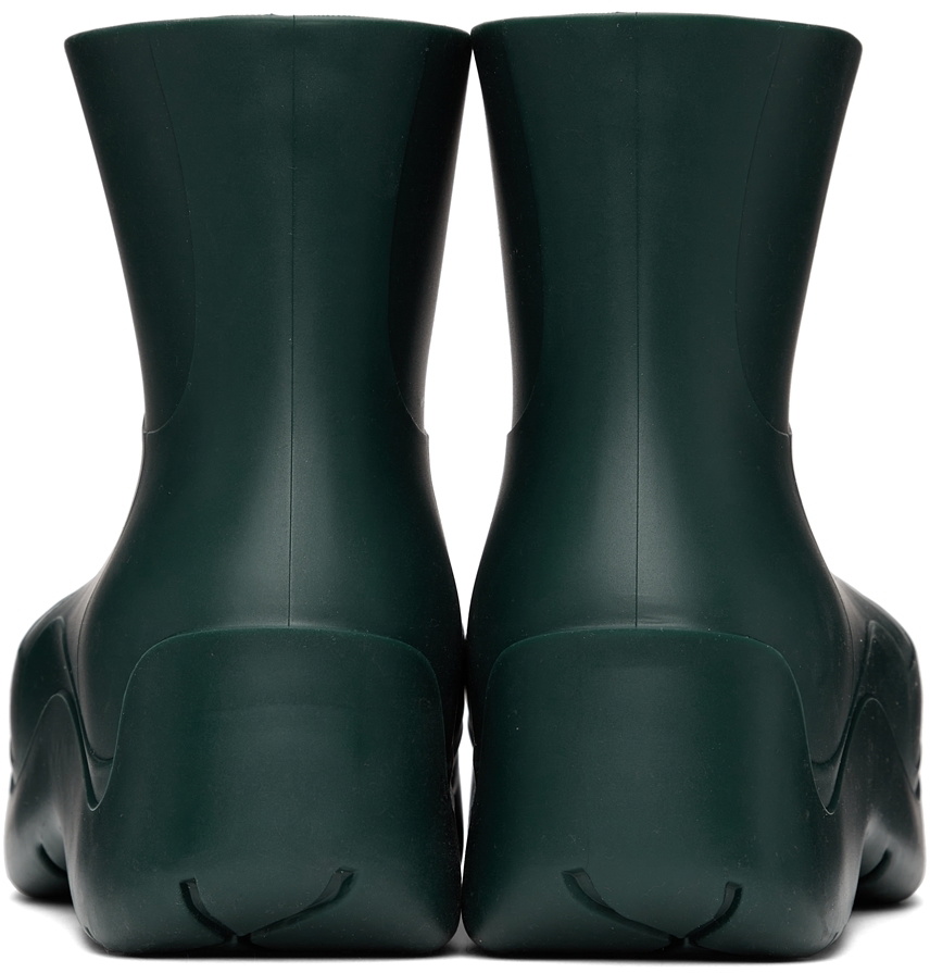 Bottega Veneta Green Puddle Boots Bottega Veneta