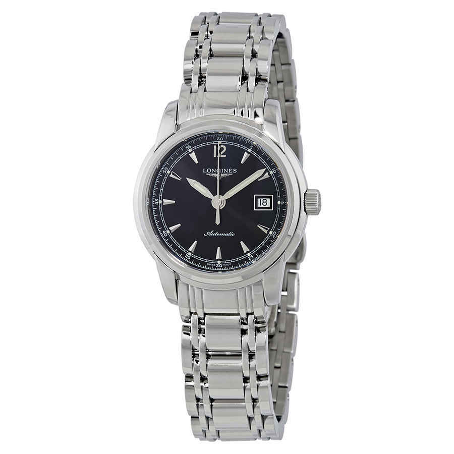 Longines Saint-Imier Black Dial Ladies Stainless Steel Watch L2.563.4 ...