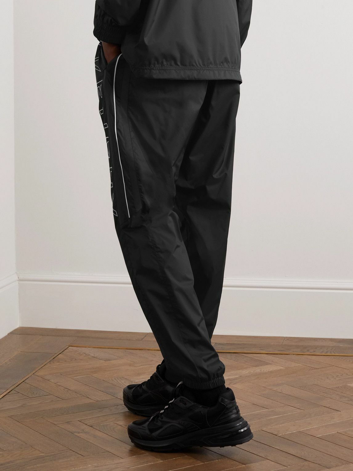 Givenchy - Tapered Logo-Print Shell Track Pants - Black Givenchy