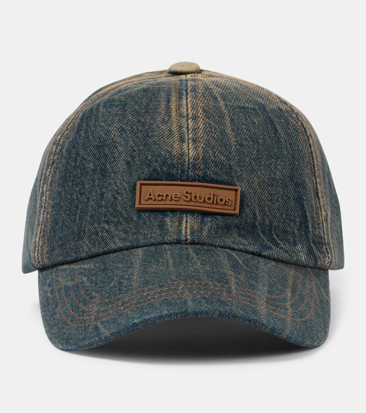 Acne Studios Logo denim baseball cap Acne Studios