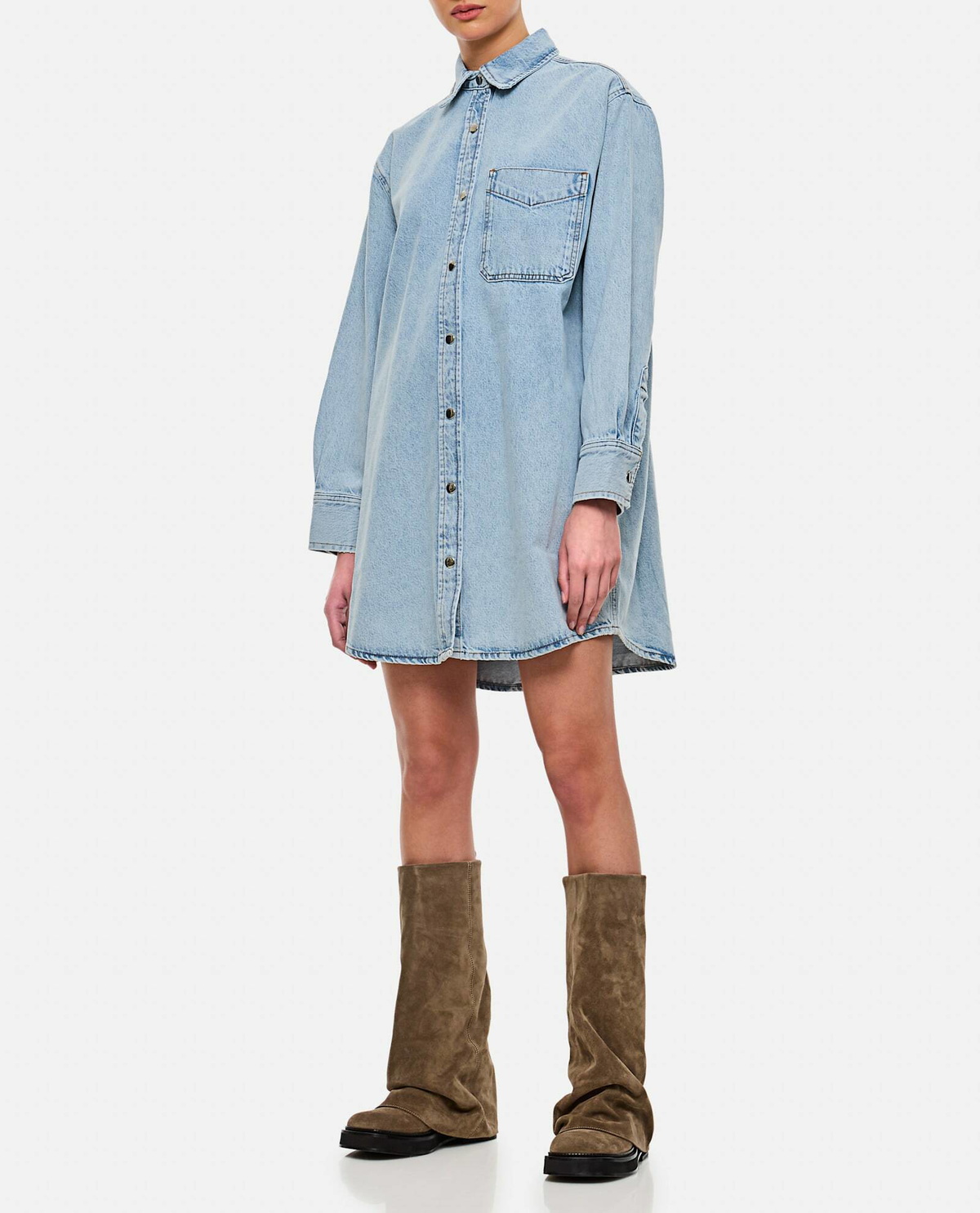 Frame The Denim Shirt Dress Frame Denim