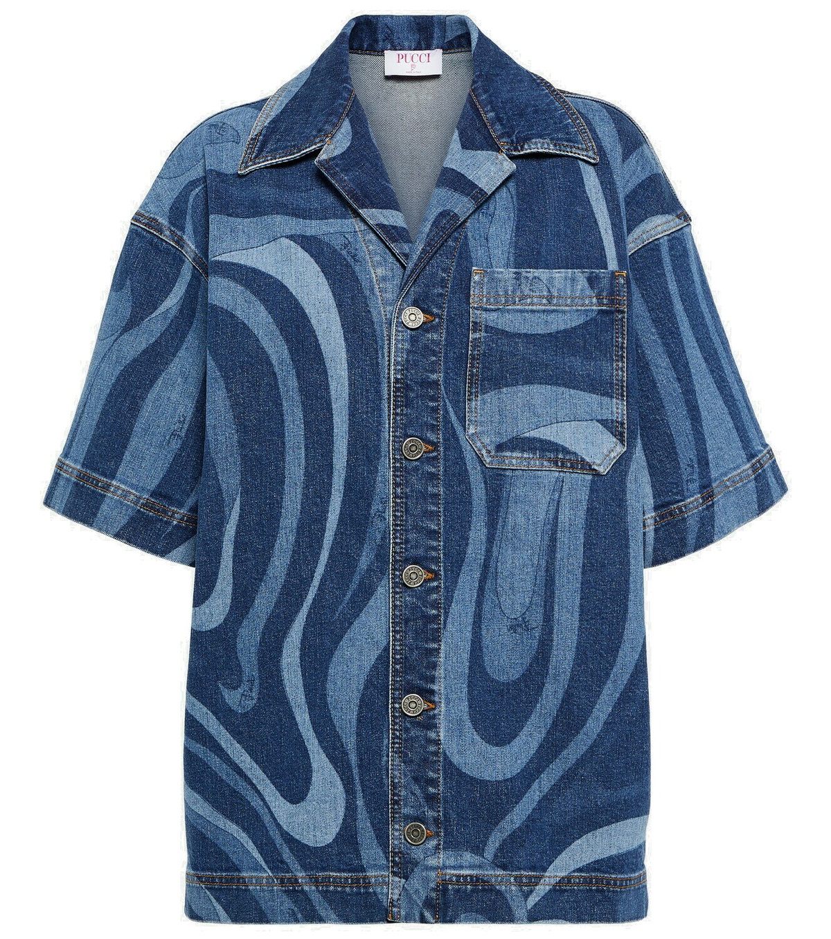 Pucci Marmo denim shirt Emilio Pucci