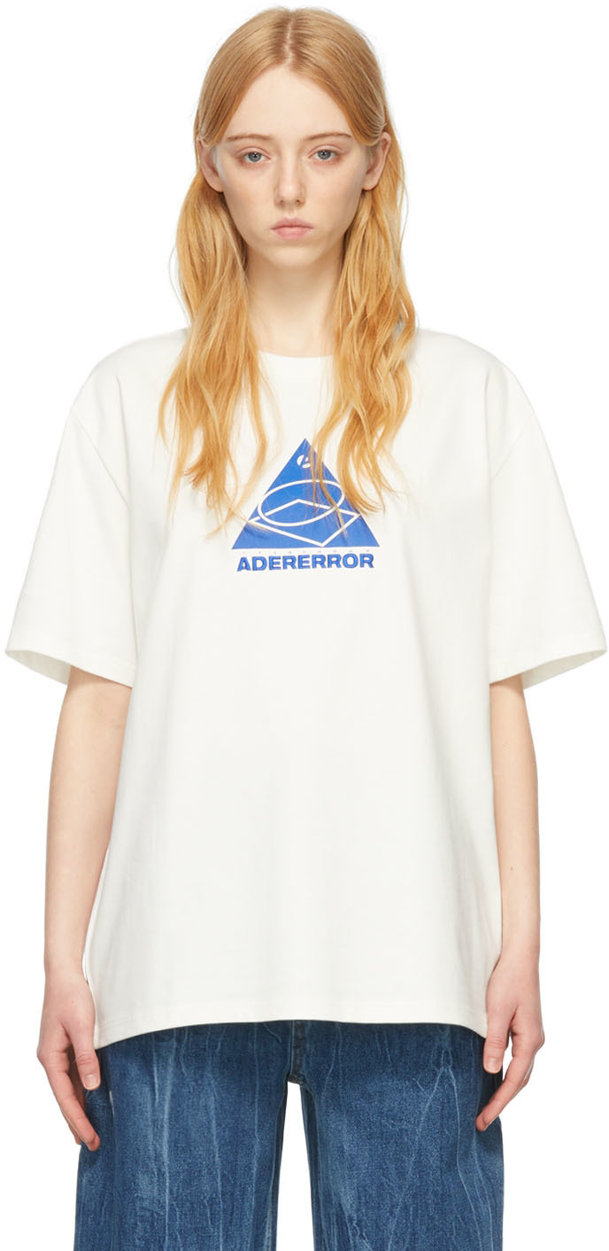 ADER error White Cotton T-Shirt ADER error