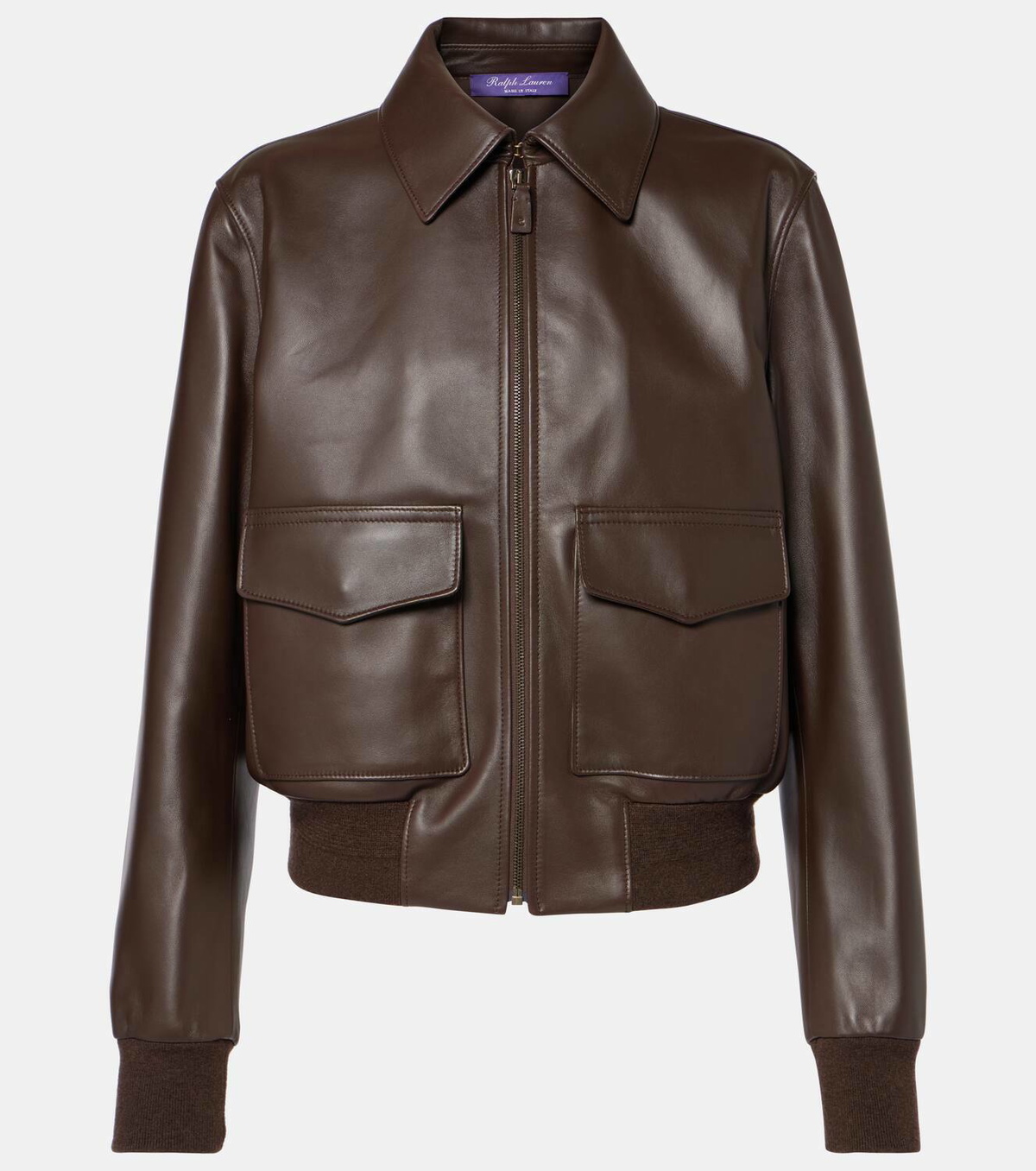 Ralph Lauren Collection Sullivan leather bomber jacket Ralph Lauren ...