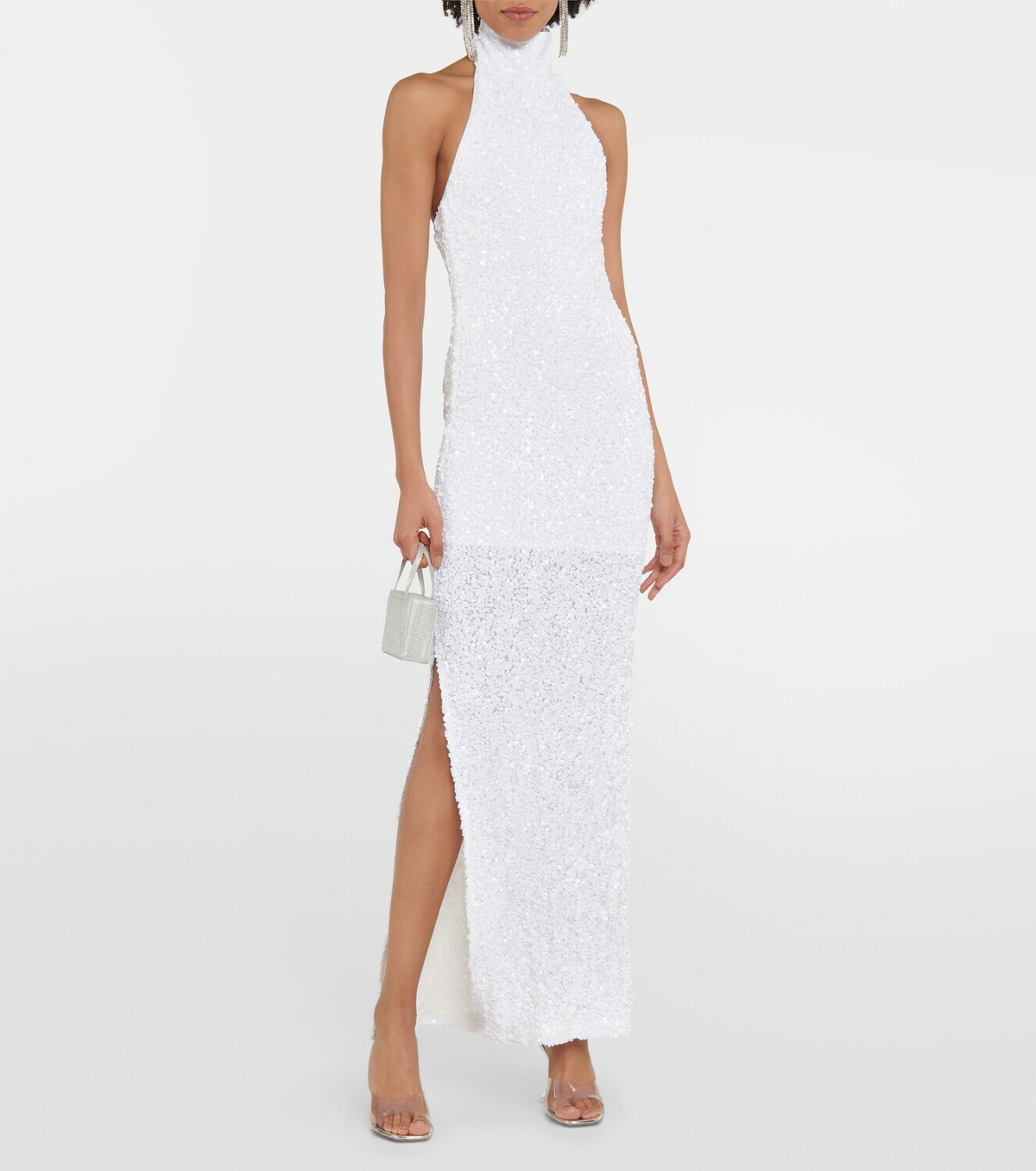 Rotate Birger Christensen Bridal Kasia sequined maxi dress ROTATE Birger Christensen