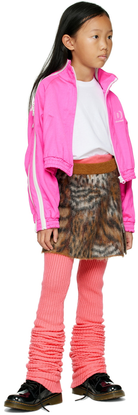 Doublet Kids Tan Leopard Skirt Doublet