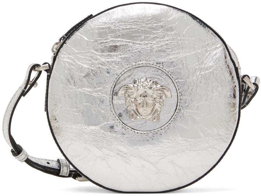Versace Silver 'La Medusa' Bag Versace