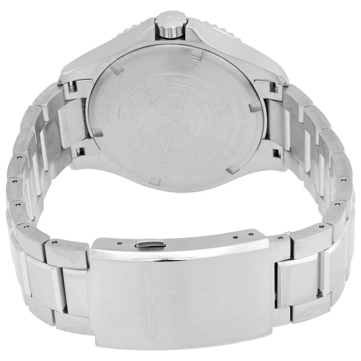 Hamilton Khaki Navy Automatic Green Dial Sprite Bezel Mens Watch ...