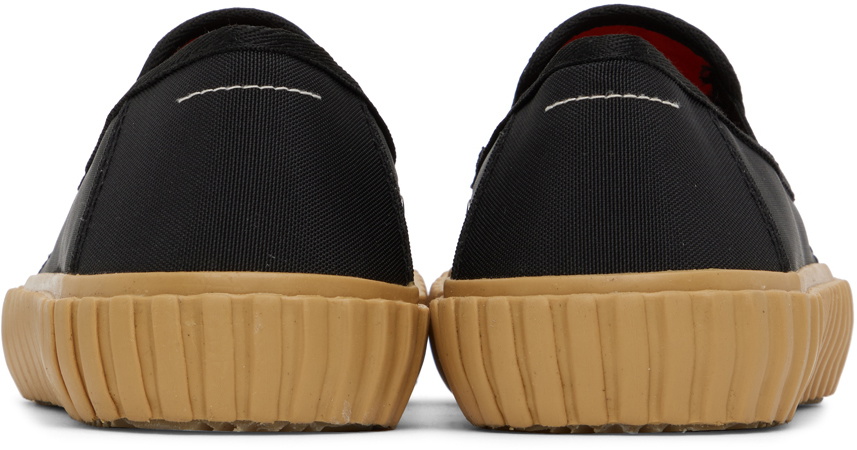 MM6 Maison Margiela Black Vulcanized Loafers MM6 Maison Margiela