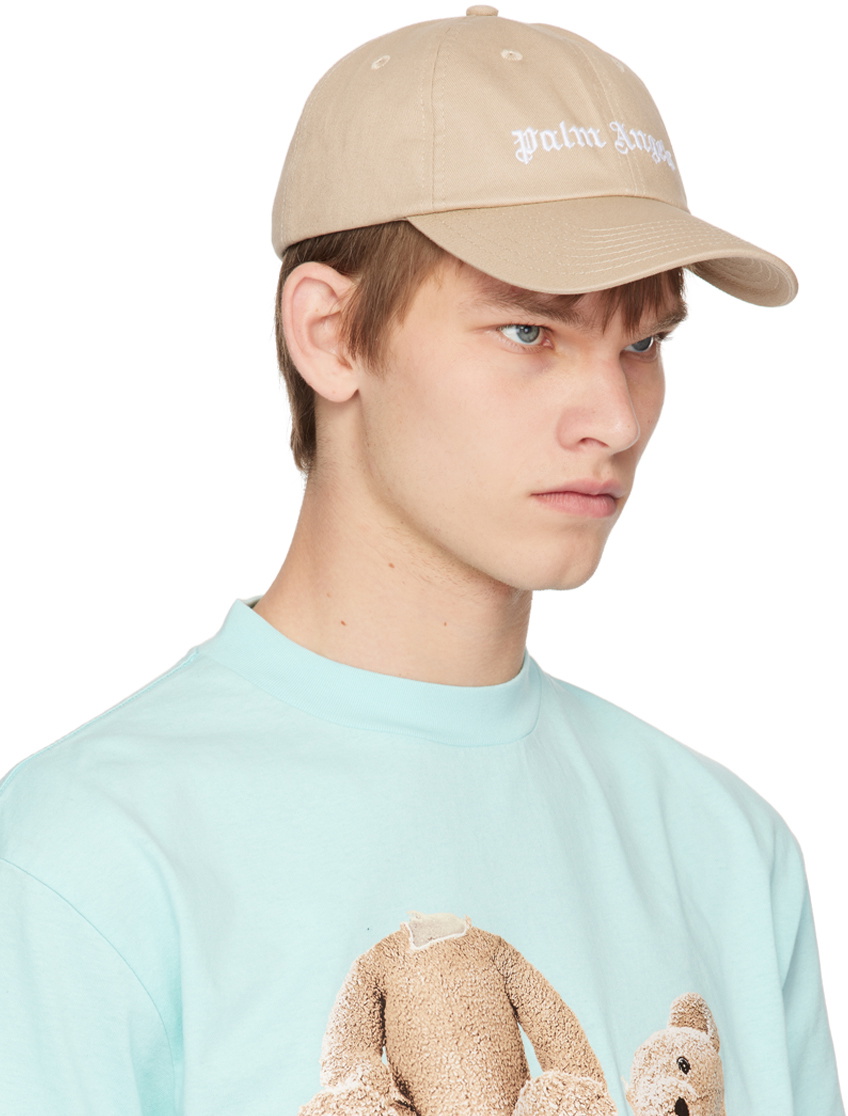 Palm Angels Beige Classic Cap Palm Angels