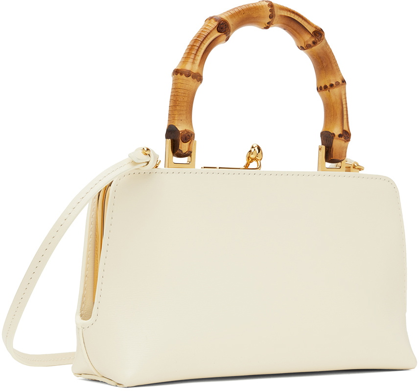 Jil Sander White Mini Goji Bag Jil Sander