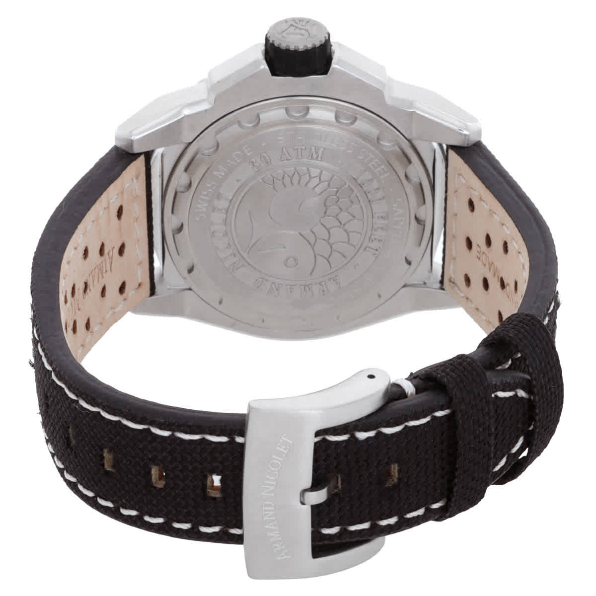 Armand Nicolet JSH GMT Automatic Mens Watch A487RGN-KO-P0640NC8 Armand ...