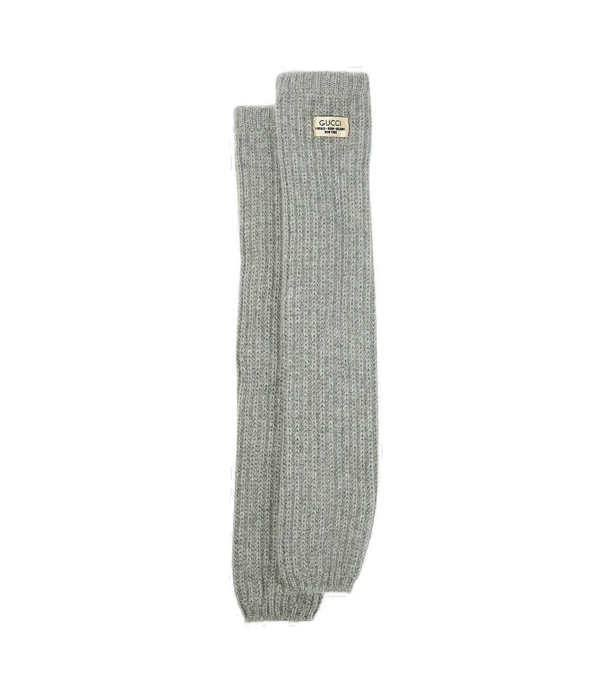 Gucci Logo ribbed-knit cashmere socks Gucci