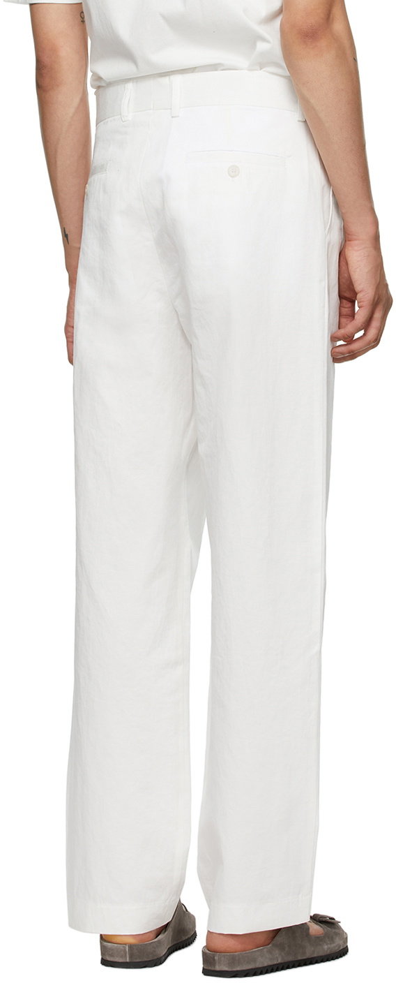 COMMAS White Tailored Trousers Commas