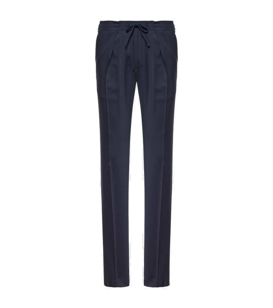 Incotex Virgin wool straight pants Incotex