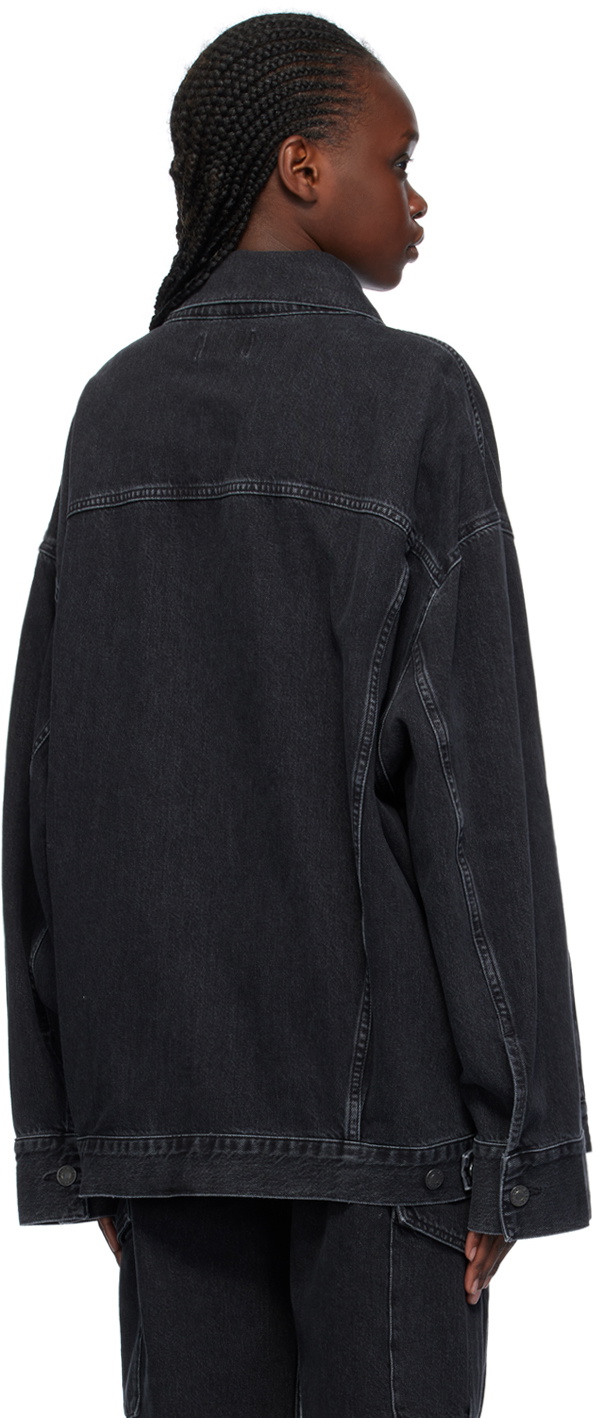 AGOLDE Black Wayne Denim Jacket AGOLDE