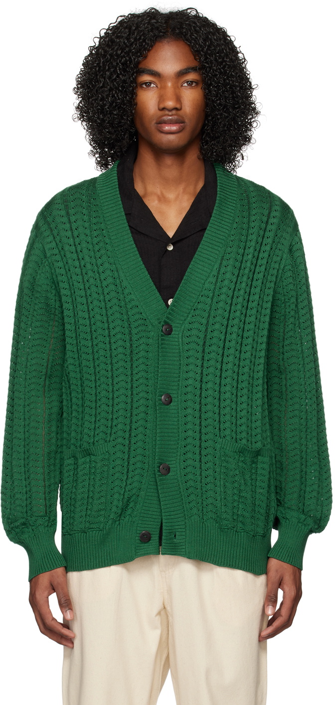 Corridor Green Scallop Cardigan Corridor