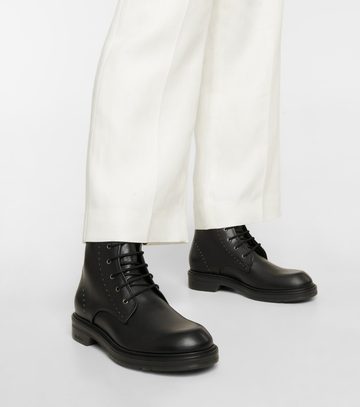 Max Mara - Beth leather boots Max Mara