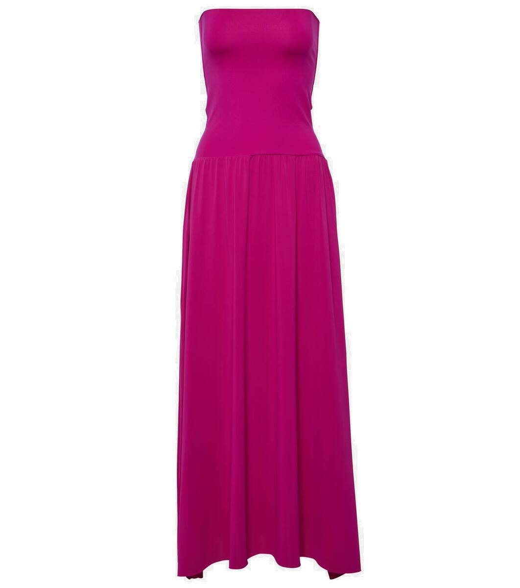 Eres Oda strapless jersey maxi dress ERES