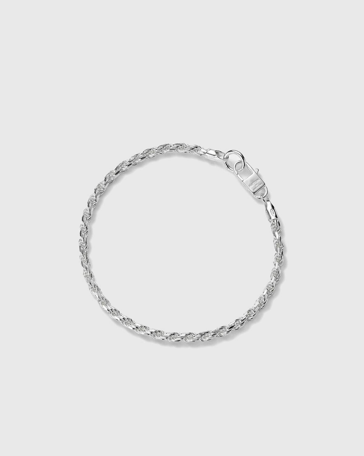 Hatton Labs Twisted Rope Bracelet M Silver Jewellery Hatton Labs