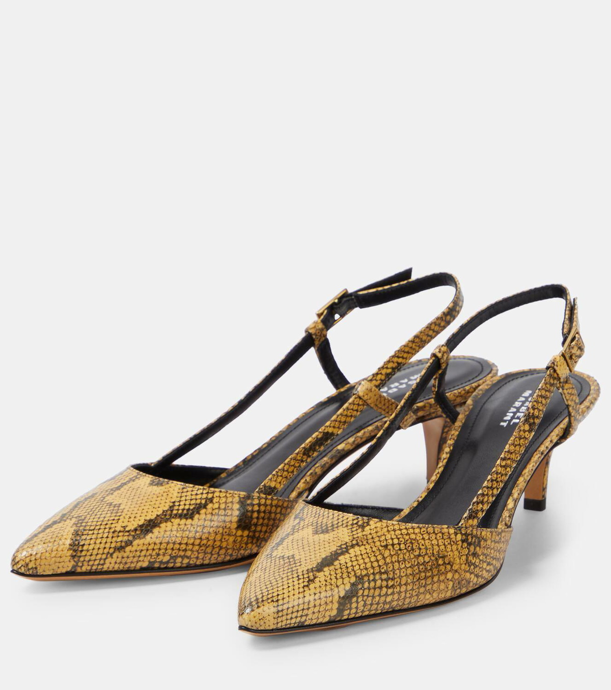 Isabel Marant Pilia leather slingback pumps Isabel Marant