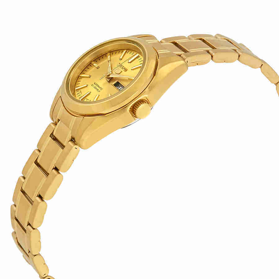 Seiko Series 5 Automatic Gold Dial Ladies Watch SYMK20 Seiko