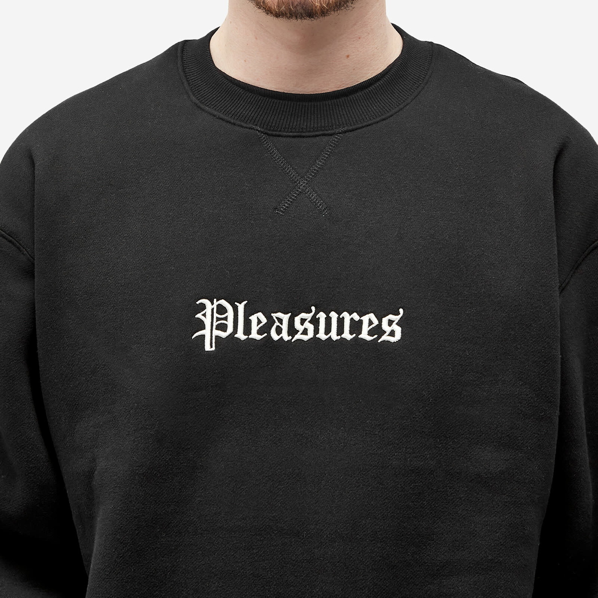 Pleasures Men's Recipe Crew Sweat in Black PLEASURES