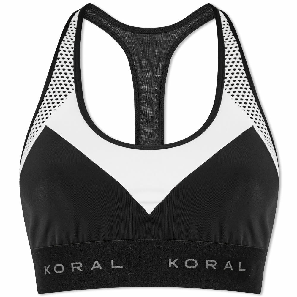 Koral Emblem Black Out Bra Koral