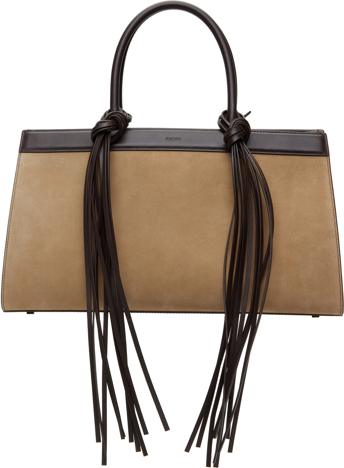 RECTO Tan & Brown Ibiza Cabas Tote Recto