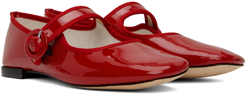 Repetto Red Georgia Ballerina Flats Repetto