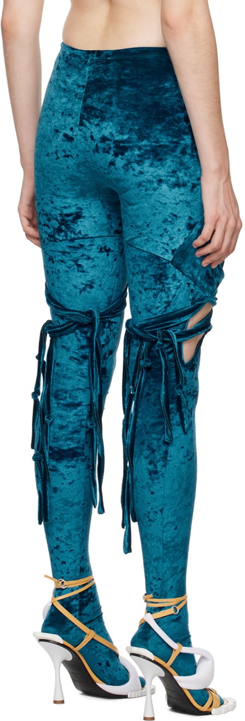 Ottolinger Blue Tabi Leggings Ottolinger