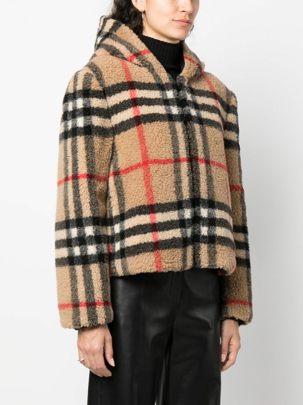 BURBERRY - Wool Reversible Jacket Burberry