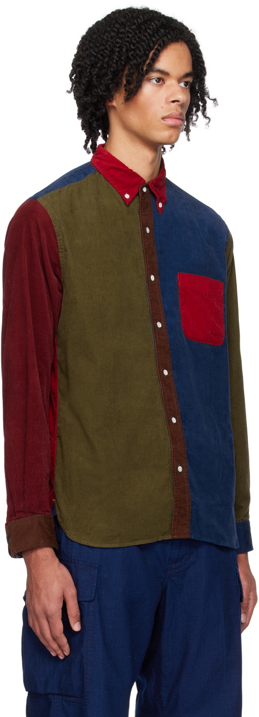 BEAMS PLUS Multicolor Paneled Shirt Beams Plus