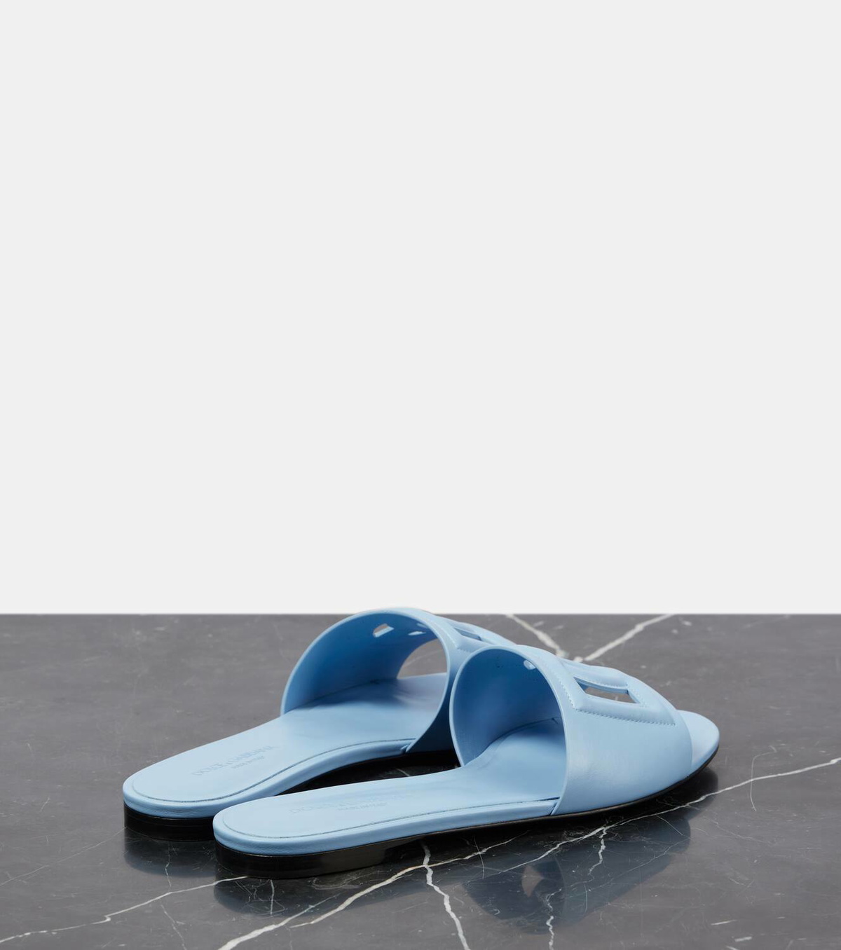 Dolce&Gabbana DG leather slides Dolce & Gabbana