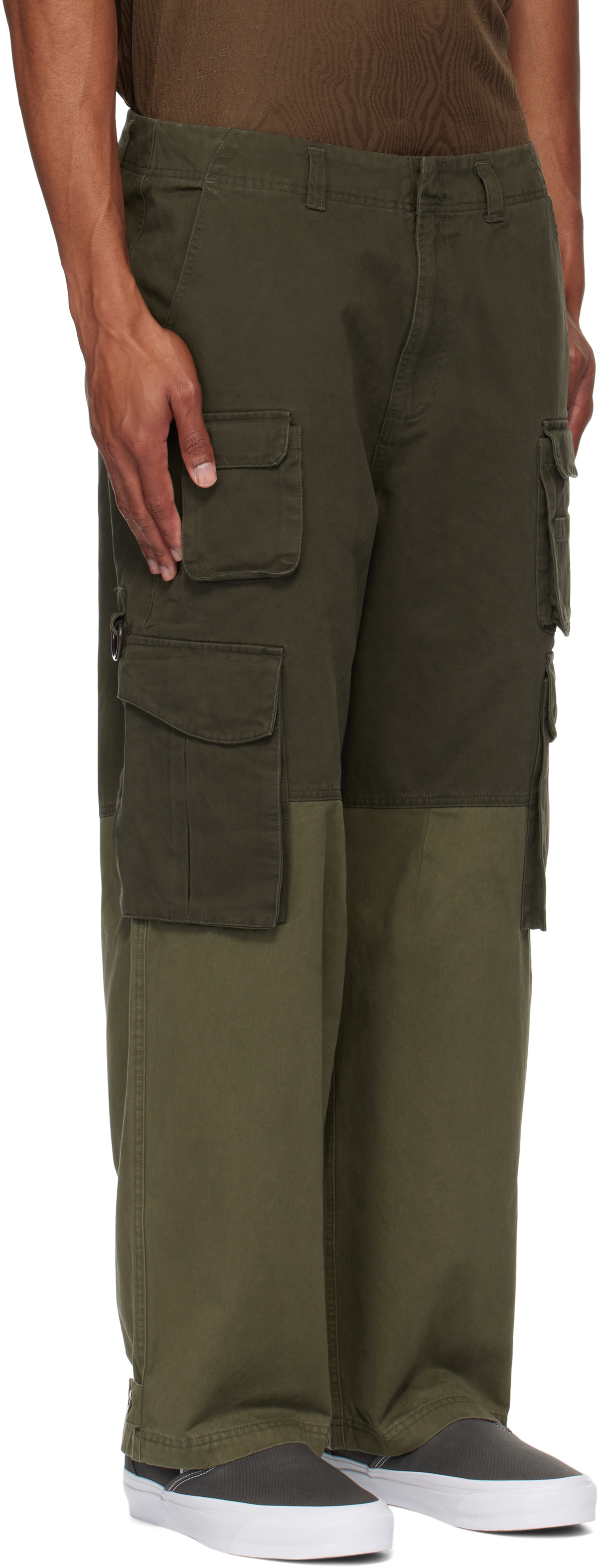 Dime Khaki Fishing Cargo Pants Dime